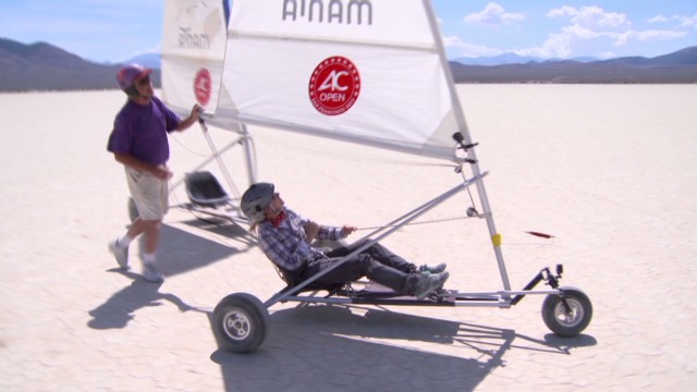 Wind-Powered Land Vehicle Travel Faster Than Wind?